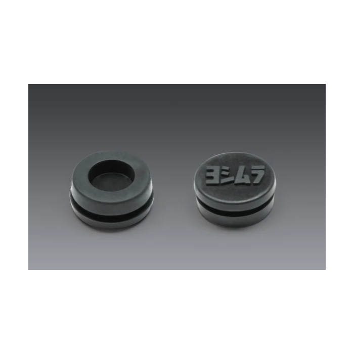 Rubber Grommet with Logo to cover End Cap Insert Hole