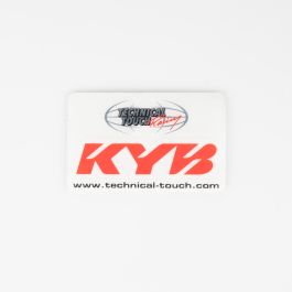 Sticker RCU kyb by technical touch RED